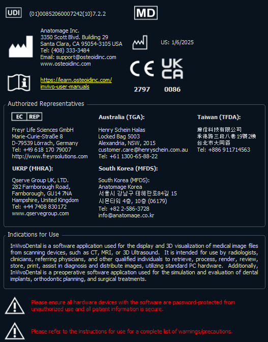 Where can I find the labeling information for the device?