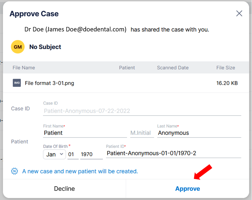 What can the recipients do with the cases?